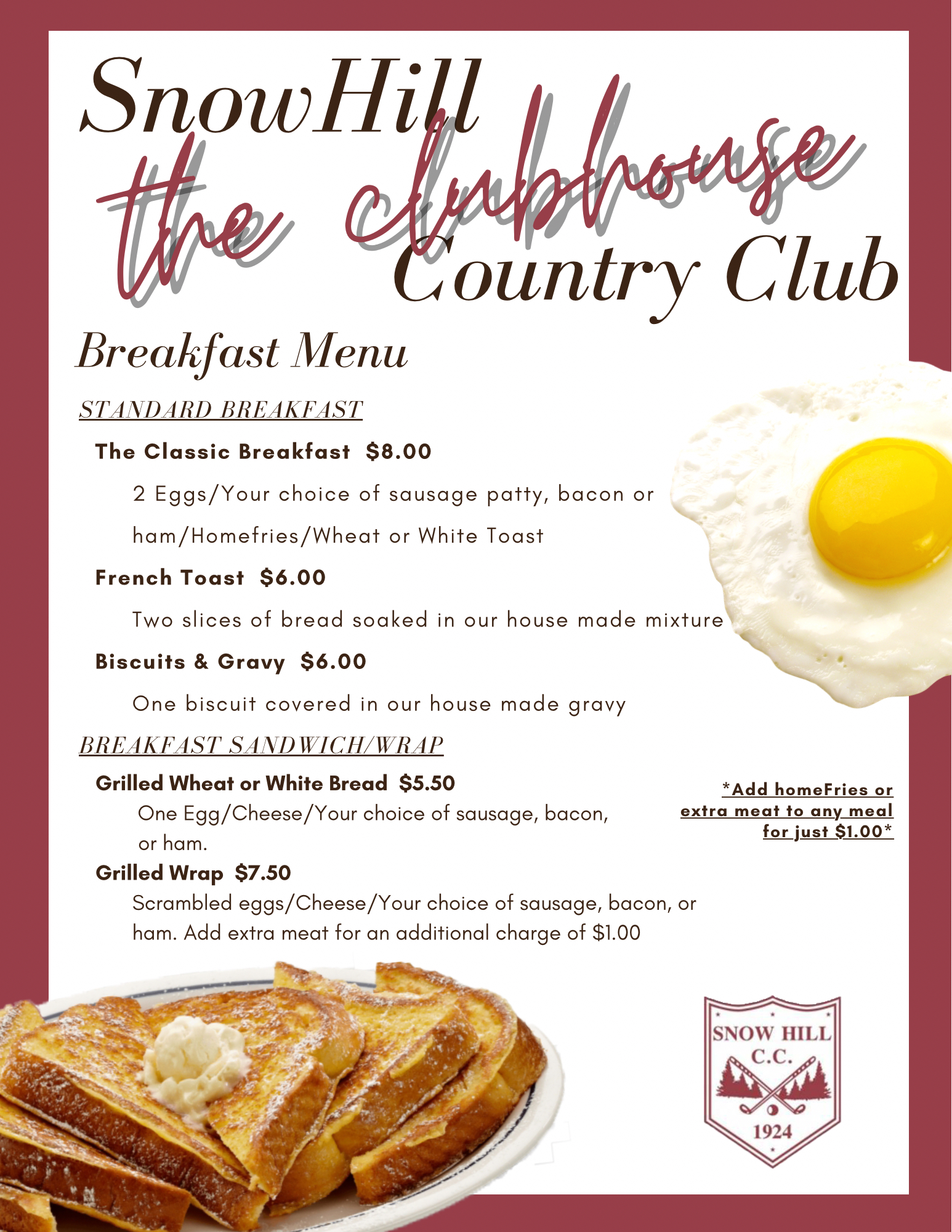 Snow Hill Tavern - Snow Hill Country Club